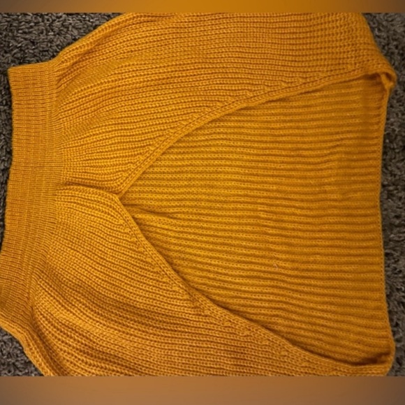 Mohair Pear Boutique | Tops | Sexy Lemon Yellow Long Sleeve With Ties ...